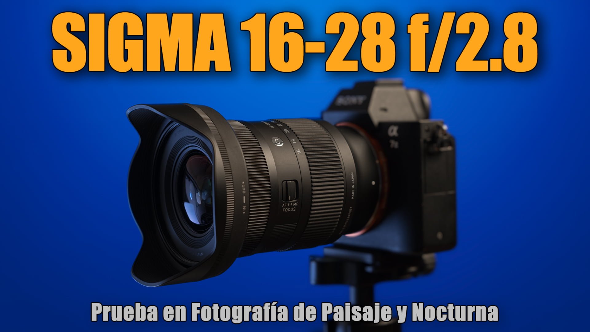 Prueba del Sigma 16-28 mm f/2.8 - Javier Rosano